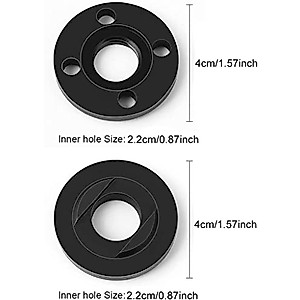 Angle Grinder Flange Nut for Dewalt Ryobi Milwaukee Makita Black & Decker 193465-4 224399-1 224568-4 Metal Lock Nut Kit (2/Pack)
