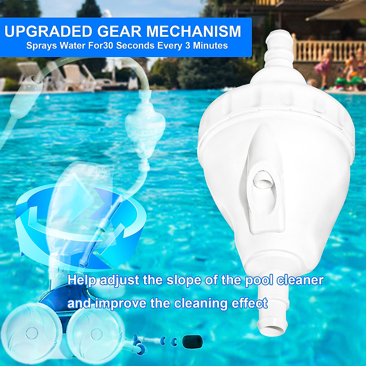 Upgraded G52 Polaris Backup Valve Replacement Kit fit for Po-laris 180, 280, 380, 480, 3900 Pool Cleaners