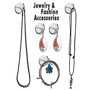 CraZy TACKz 36 Tacks - 2 in 1: Push pin Hook tack - New Invention Hang 100's of Items Interior or Exterior Decor at Home, School, Office, DIY, for Party or Holiday (Clear, 36pc)