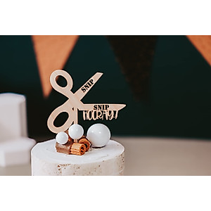 Funny Vasectomy Wooden Cake Topper, Snip Snip Hooray Cake Topper Vasectomy Party For Him