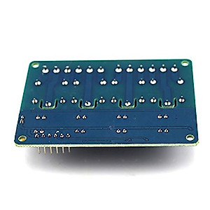 Treedix 4 Channel DC 5V Relay Module with Optocoupler Compatible with Arduino UNO R3 Raspberry Pi DSP AVR PIC ARM