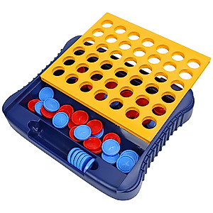 IAMGlobal 4 in a Row, Board Games, Four in a Row Game, Travel Size Line Up 4, Classic Family Toy for Kids and Family for Fun (9 Inch)