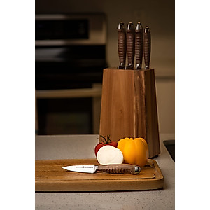Mundial Nobilis Series, 3.5” Paring Knife, Wood Handle, Stainless Steel Blade - Ideal For Peeling Fruits and Vegetables