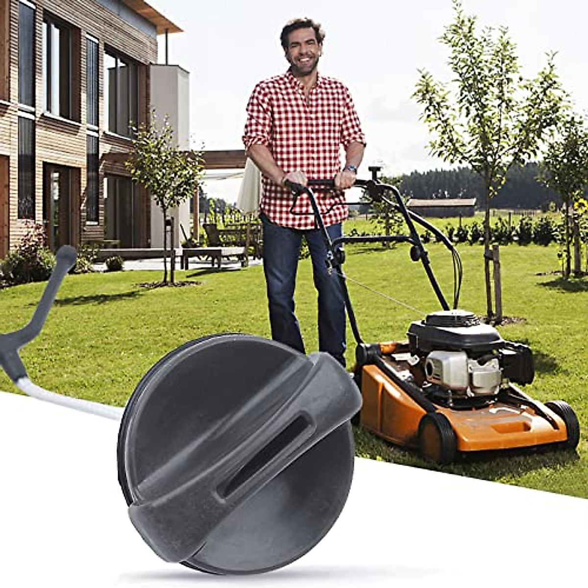 Adefol 4x Fuel Gas Oil Tank Cap for Husqvarna 435 440 445 450 E OEM 544111203 544111201