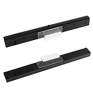Aokin Sensor Bar for Wii, Replacement Wireless Infrared Ray Sensor Bar for Nintendo Wii and Wii U Console, Includes Clear Stand, Black