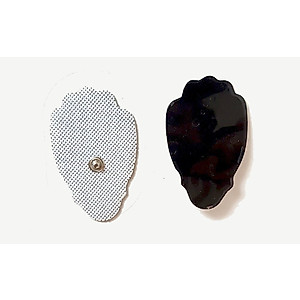 Med X Tens TENS/EMS Unit 20 Snap Tens Unit Electrode Pads Large Premium Replacement Tens Electrodes Reusable up to 30 times per Electrode