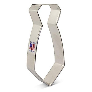 Neck Tie Cookie Cutter, 4.75" Made in USA by Ann Clark