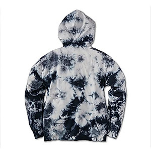 Volcom Mens Deadly Stones Fleece Pullover Hooded Sweatshirt, Multi Tie Dye, X-Large US