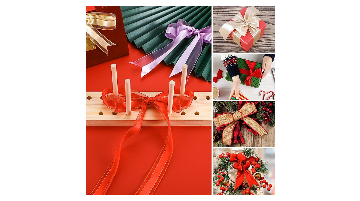 Create Perfect Bows with Wooden Ribbon Bow Maker | Easy DIY Craft Tool
