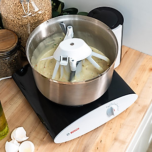 Bosch Universal Plus Stand Mixer - Black - Baker's Package with Additional Baking Attachments and Stainless Steel Bowl