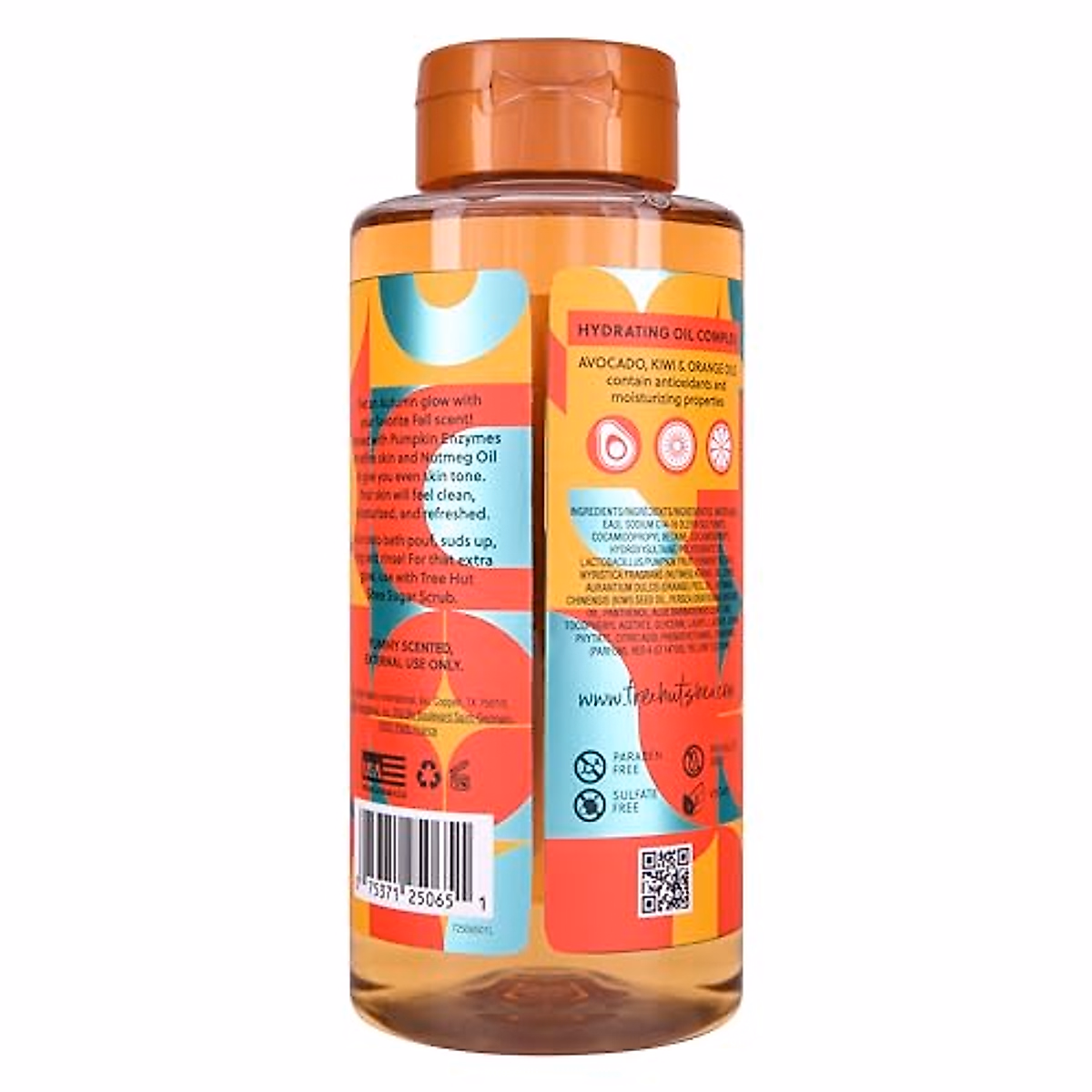 Tree Hut Pumpkin Spice Latte | Cleanse & Soothe Skin Without Stripping Moisture | Made with our Hydrating Oil Complex | Limited Edition Fall | 18 fl oz.