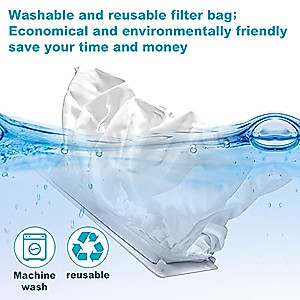 Replacement for Dolphin Pool Cleaner Parts, 99954307-R1 Maytronics & Aquabot 70 Micron Bag - for Maytronic Dolphin Parts DX3 DX4 M3 Pool Cleaner Filter Bag