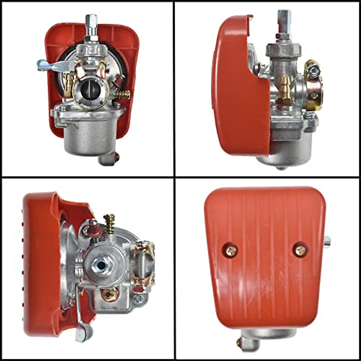 GXYWADY Silver 2 Stroke 100cc Bicycle Engine Motor Kit Replacement for 26 Bikes