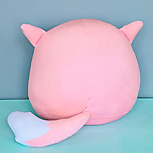 TANSHOW Genshin Impact Plush Yae Miko Fox Pillow Printed Throw Pillow Merch for Hugging Pillow Decorations Birthday Gift Cute Holiday Toy 11.8 Inch