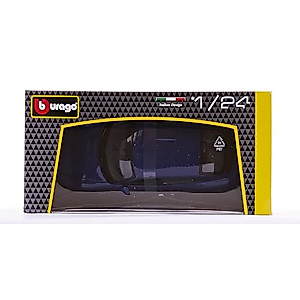 Bburago Porsche Taycan Turbo S in Blue in 1/24 Scale (18-21098B)