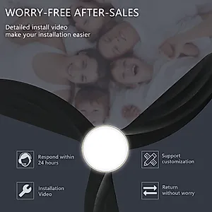 ELEHINSER 64" Wood Ceiling Fan with Lights and Remote Control, 3 Blades 6-Speed Reversible DC Motor Ceiling fan for Kitchen Bedroom Dining Living Room, Black Wood Blades with Gold