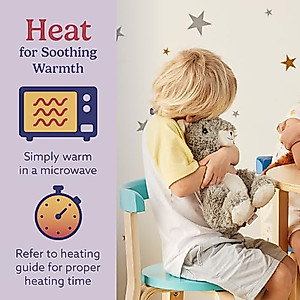 warmies Microwavable & Weighted Stuffed Animals, Squirrel - Heated Stuffed Animal Plushie for Warmth & Comfort - Cute Soft Plush Toys for Adults & Children (Boys, Girls, Babies & Toddlers)