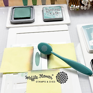 Waffle Flower Rectangle Inkpad Holder