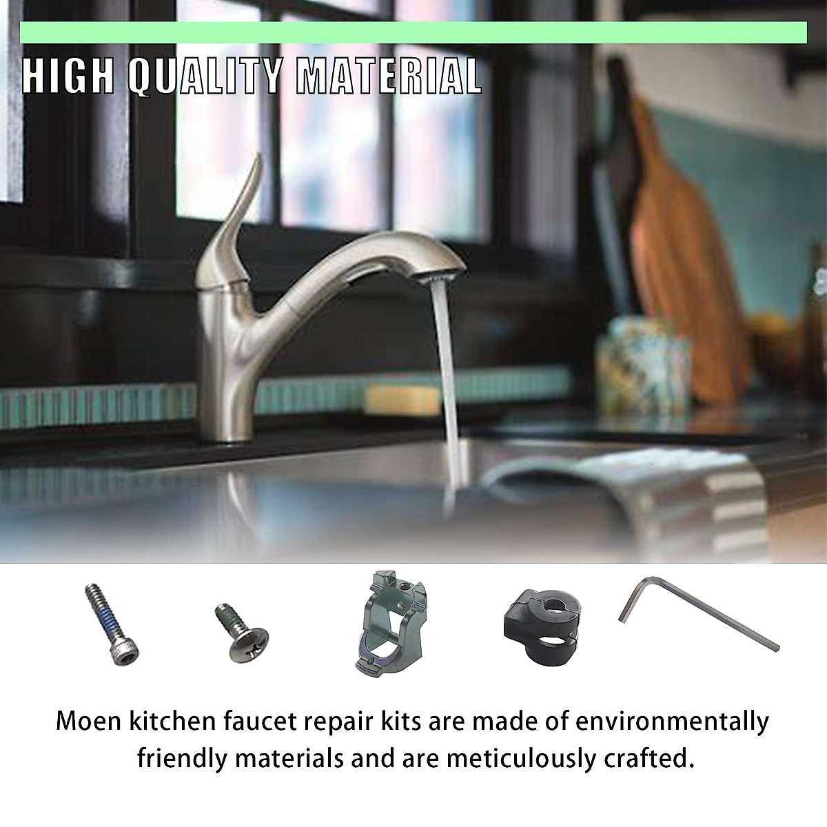 Replacement Handle Adapter Kit for Moen 100429, Single Handle Faucet Adapter Repair Kit for Moen 100429(2 Sets)