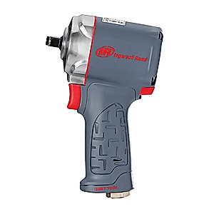 Ingersoll Rand 15QMAX 3/8" Drive, Air Impact Wrench, Quiet, Ultra Compact, 475 ft-lbs Nut-busting Torque, Maintenance Duty, Pistol Grip, Standard Anvil