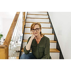 Readers Readers.com Fully Magnified Reading Glasses: The McNealy - 4 Pairs, Classic Rectangle for Women and Men - Tortoise, 1.25