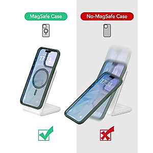 FACBINY 2-in-1 Magnetic Fast Wireless Charging Station for Multiple Devices Apple with 20W Adapter, Mag-Safe Charger Stand for iPhone 15/14/13/12/Pro/Max/Mini, AirPods Pro 2/Pro/3 (White)