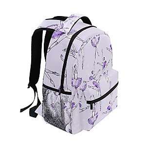 Ballet Ballerinas Kids Backpack for Boys Girls Backpacks Preschool Toddler BookBags Kindergarten Elemetary School Bags