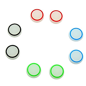 Replacement Silicone Analog Controller Joystick Thumb Stick Grip Caps Protect Cover for PS3 / PS4 / Xbox 360 / Xbox One Game Accessories Replacement Parts White