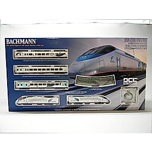 Bachmann Trains - Amtrak Acela DCC Equipped Ready To Run Electric Train Set - HO Scale 0.5 Liters