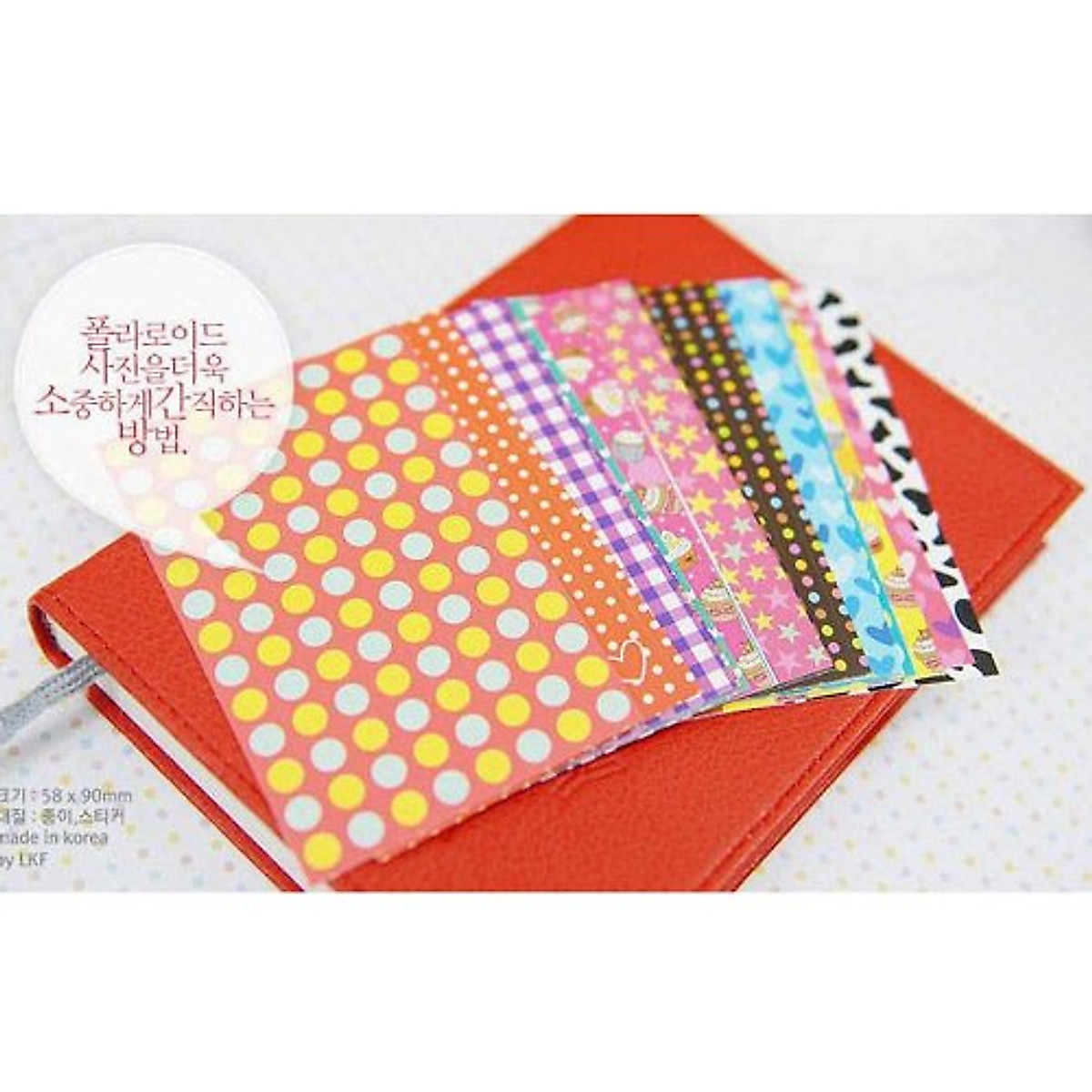 20 PCS Vivid Color Pattern Films Sticker for FujiFilm Instax Mini 8 7s 25 50s