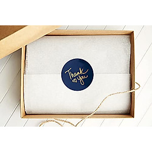 2 Inch Thank You Stickers | 500 Thank You Stickers for Small Business| Self-Adhesive & Waterproof Stickers with 4 Beautiful Colors | Strong and Durable (Classic, 2 Inch)