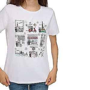 Karl Lagerfeld Paris Women's Logo T-Shirt, White