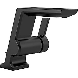 Delta Faucet 599-BLMPU-DST Pivotal Single Handle Lavatory Faucet, Matte Black