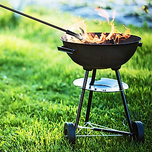 Amagabeli Fireplace Tongs Fireplace Poker for Fire Pit Campfire Bonfire Firewood Heavy Duty