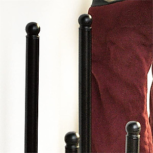 Alexent Traditional Bamboo Wood Boot Rack Tall Shoes Boot Rack Free Standing Shoe Racks for Closet Entryways Bedroom Patio Women Gift, Fit for 16in Boot