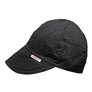 Comeaux Caps Reversible Welding Cap Solid Black 8
