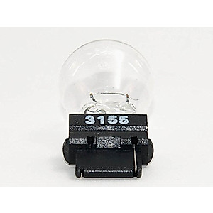 CEC Industries #3155 Bulbs, 12.8 V, 20.48 W, W2.5x16d Base, S-8 shape (Box of 10)
