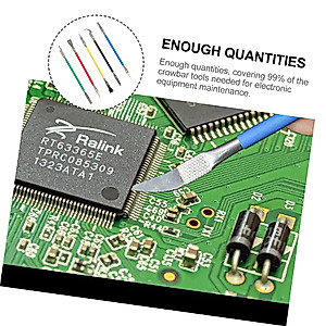 ULDIGI 5pcs Scraper Kit Metal Scraper Phone Disassemble Tool Opening Sticker Remover for Phone Stickers for Phones Repair Prying Opener Cell Phone Stainless Steel