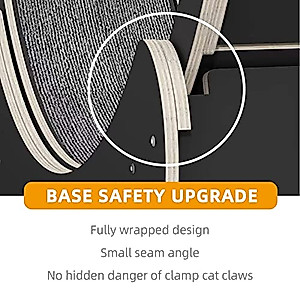 LCFALO Cat Exercise Wheel, Cat Wheel Treadmill Anti-Pinch Running Wheel Cat Exercise Cute Cat Furniture Cats Exercise Wheel Indoor Workout Game Fitness