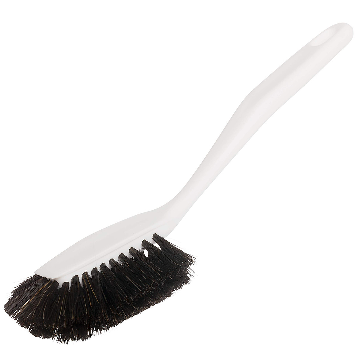 Redecker White Line Horsehair Dish Brush, 10-3/5-inches, Made in Germany