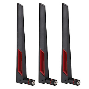 3Pcs Band Router Antenna Router Adapter Antenna 8DBi High Gain Omnidirectional Network Card Antenna Fit for EX6200, AC15, AC68U, AC88U, AC3200, AC66U Router