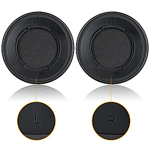 Kraken V2 Earpads, JARMOR Replacement Memory Foam Ear Cushion Kit Pad Cover for Razer Kraken V2 Headphone ONLY – Round (Black)