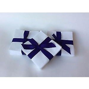 100 Pcs Fabric Strips Cute, Beautiful 100% Cotton Fabric Quilt Squares, Width 5 inch Length 5 inch, Gift Pure White pre-Cut Charm Pack Squares, DIY Blanket