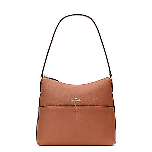 Kate Spade New York Kate Spade Bailey Textured Leather Shoulder Bag Purse Handbag, Warm Gingerbread