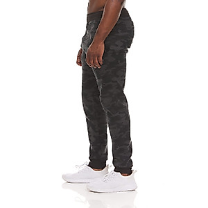 Spalding Mens Competition 2.0 Joggers, Black Camo, S