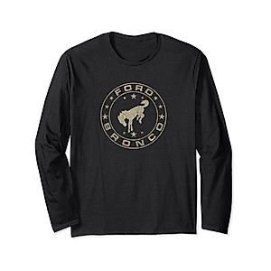 Ford Bronco Vintage Star Bronco Long Sleeve T-Shirt