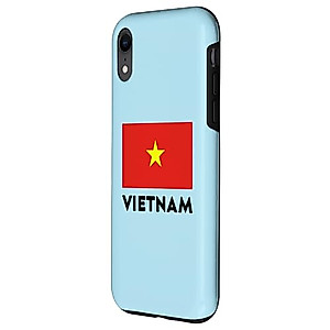 iPhone XR Vietnam Flag Red Yellow Case