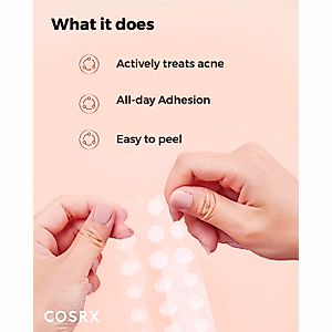 COSRX Master Patch Intensive 36 Patches | Oval-Shaped Hydrocolloid Pimple Patch with Tea Tree Oil | Quick & Easy Blemish, Zit, Spot Treatment | Salicylic Acid & Tea Tree Oil | Korean Skin Care