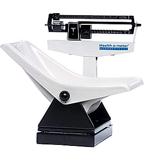 Health O Meter 1524KL Mechanical Scale, Pediatric, Capacity 130 lb, 24-1/2" x 14-1/4" x 18-1/2" Seat