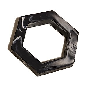 Reese+Murphy Marble Hexagon Dog Chew Toy - Large Dog Toy - Dog Toys for Small Medium Large Breed - Teething Toys for Dogs - Puppy Chew Toys
